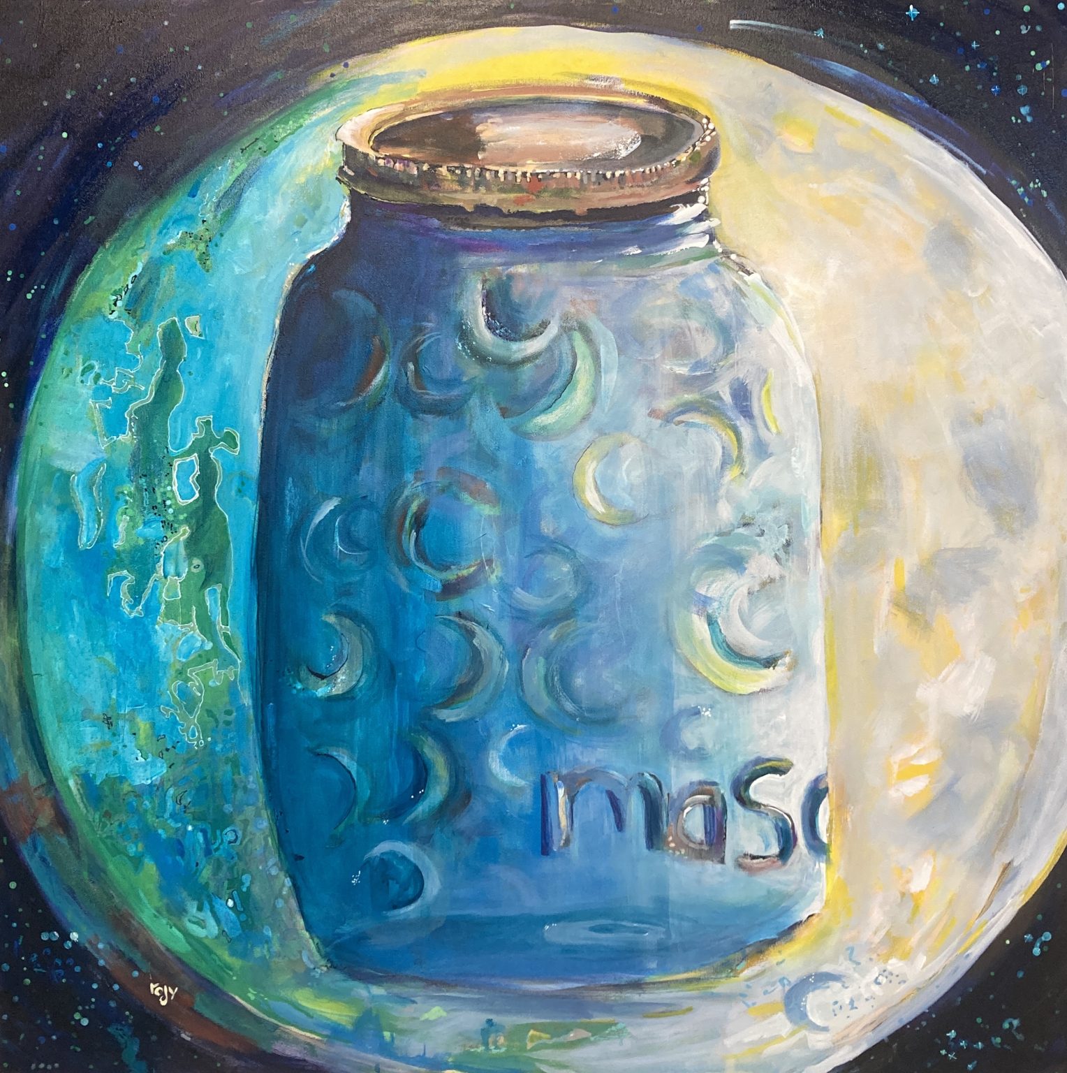 Moonbeams in a Jar – KIM RODY Ocean Art